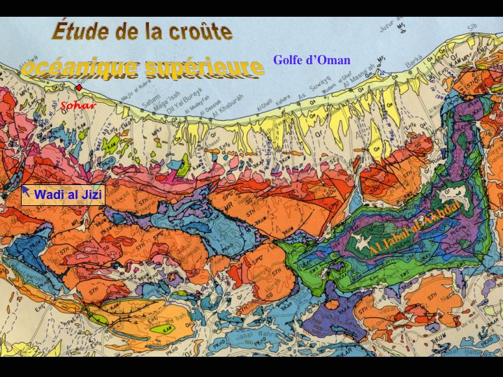 Géologie de l'OMAN- les séries ophiolitiques